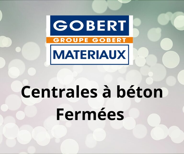 Centrales à béton fermées - Groupe Gobert